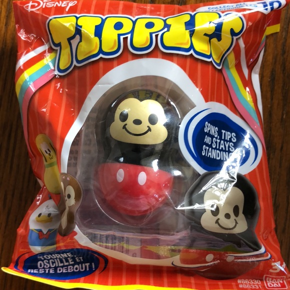Disney | Other | 5 Disney Tippies Mini Wobble Mickey Mouse | Poshmark